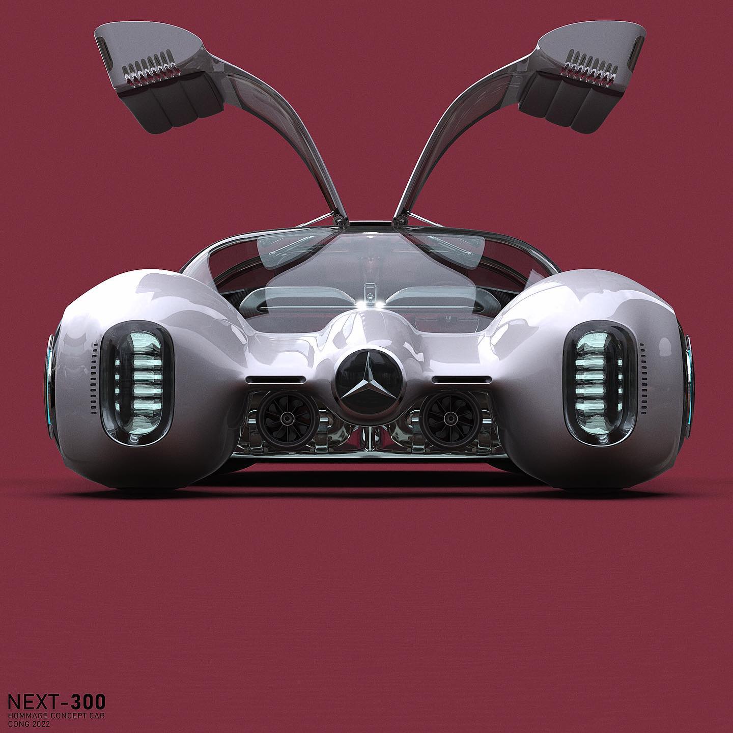 Mercedes-Benz Next-300 Hommage project by Cong | Auto Lux