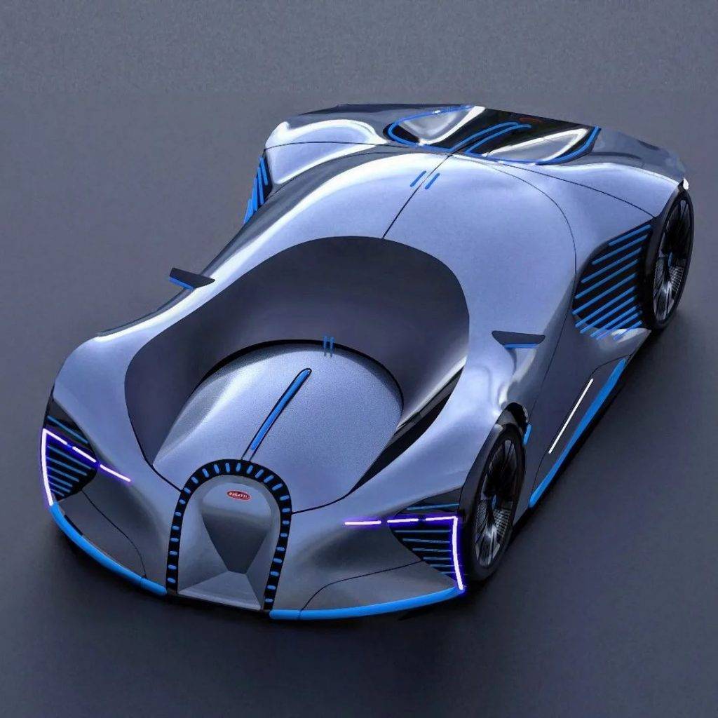 2040 Bugatti Chiron Grand Sport Futuristic Vision By Gravity Sketch ...