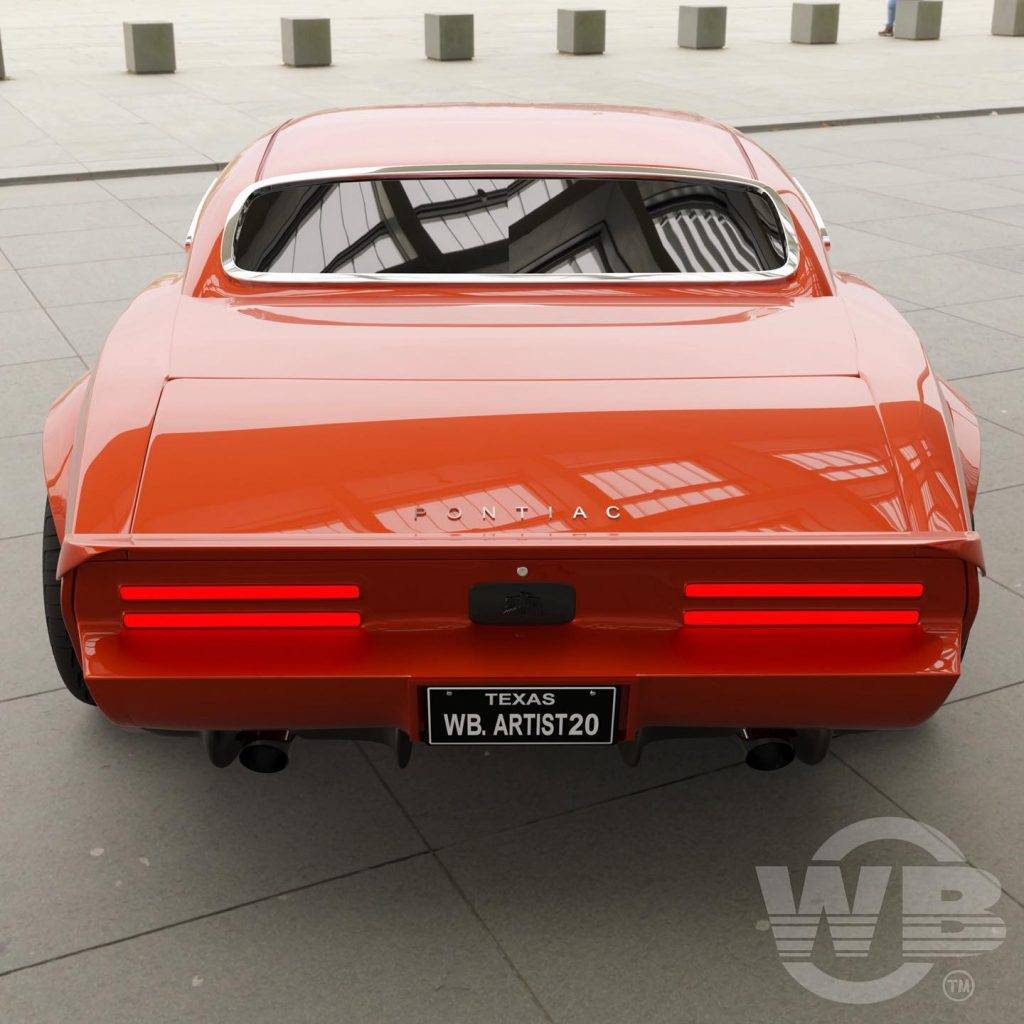 Resto-Modded 68 Pontiac Firebird Concept By Oscar Vargas | Auto Lux