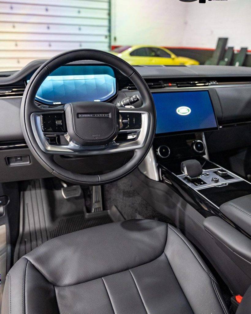 2023 Light Blue Range Rover Vogue Black Interior, Luxurious SUV | Range ...